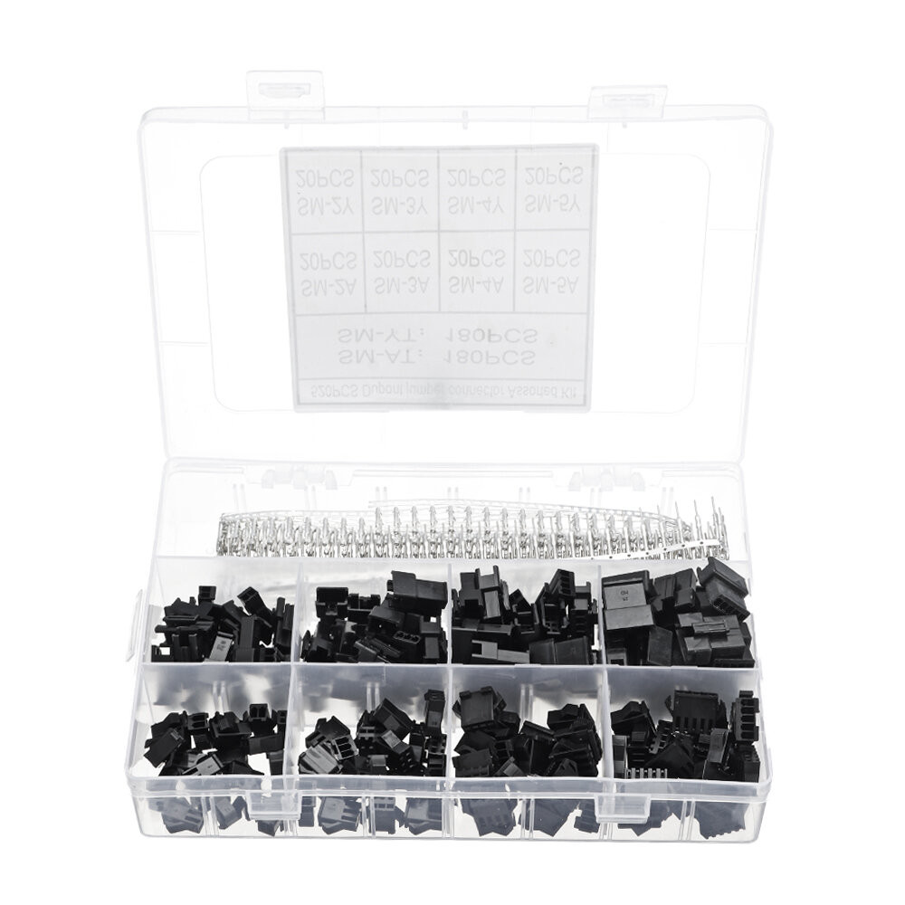 Buy 520Pcs 2.5mm Pitch 2 3 4 5 Pin JST SM Male