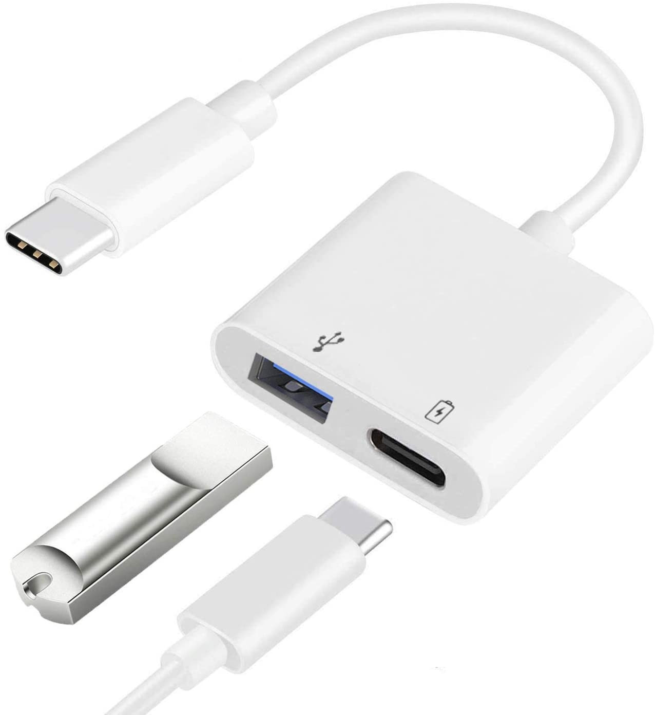 Buy USB C to USB Adapter, Type C USB OTG Cable, 2