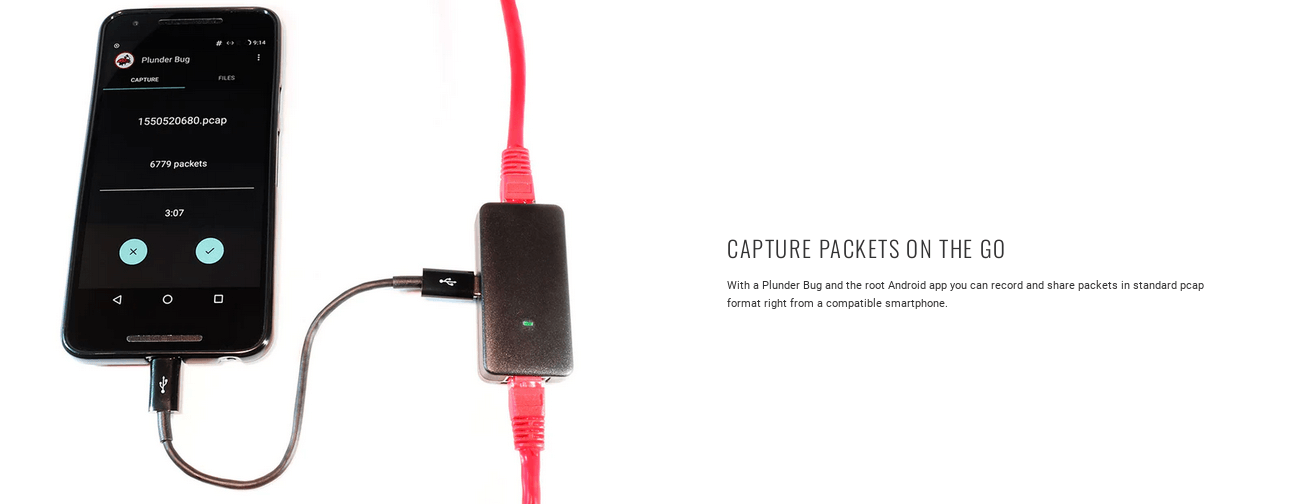 Buy Hak5 Plunder Bug LAN Tap | Virtus Fab.